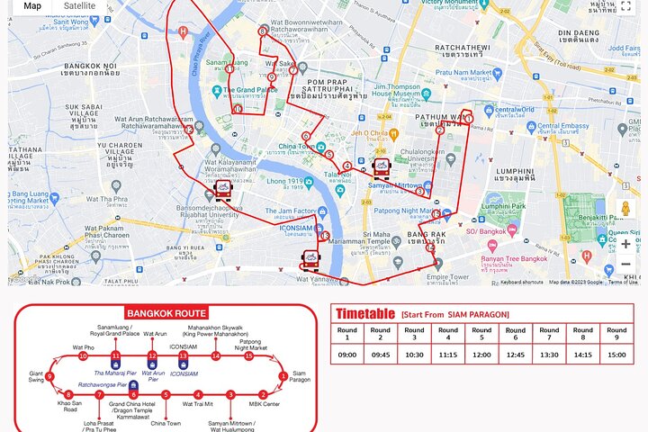 City Sightseeing Bangkok Hop-On Hop-Off Bus Ticket