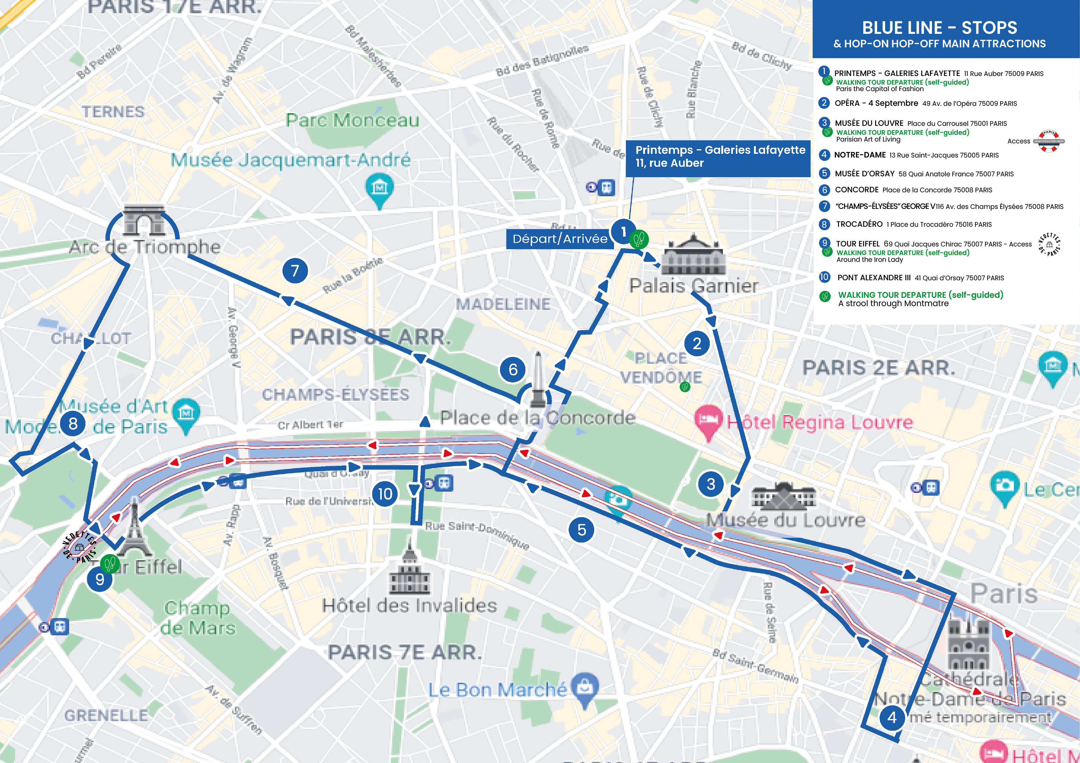 Tootbus Open-Top Bus Tour - Paris