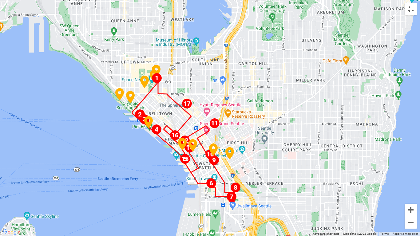City Sightseeing Seattle Hop-On, Hop-Off + Sky View Observatory