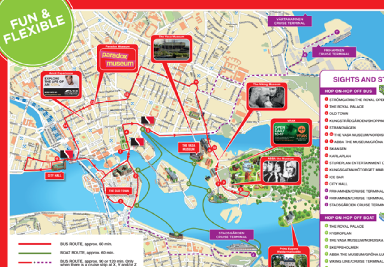 City Sightseeing Stockholm: Hop-On, Hop-Off Bus And/Or Boat Tour