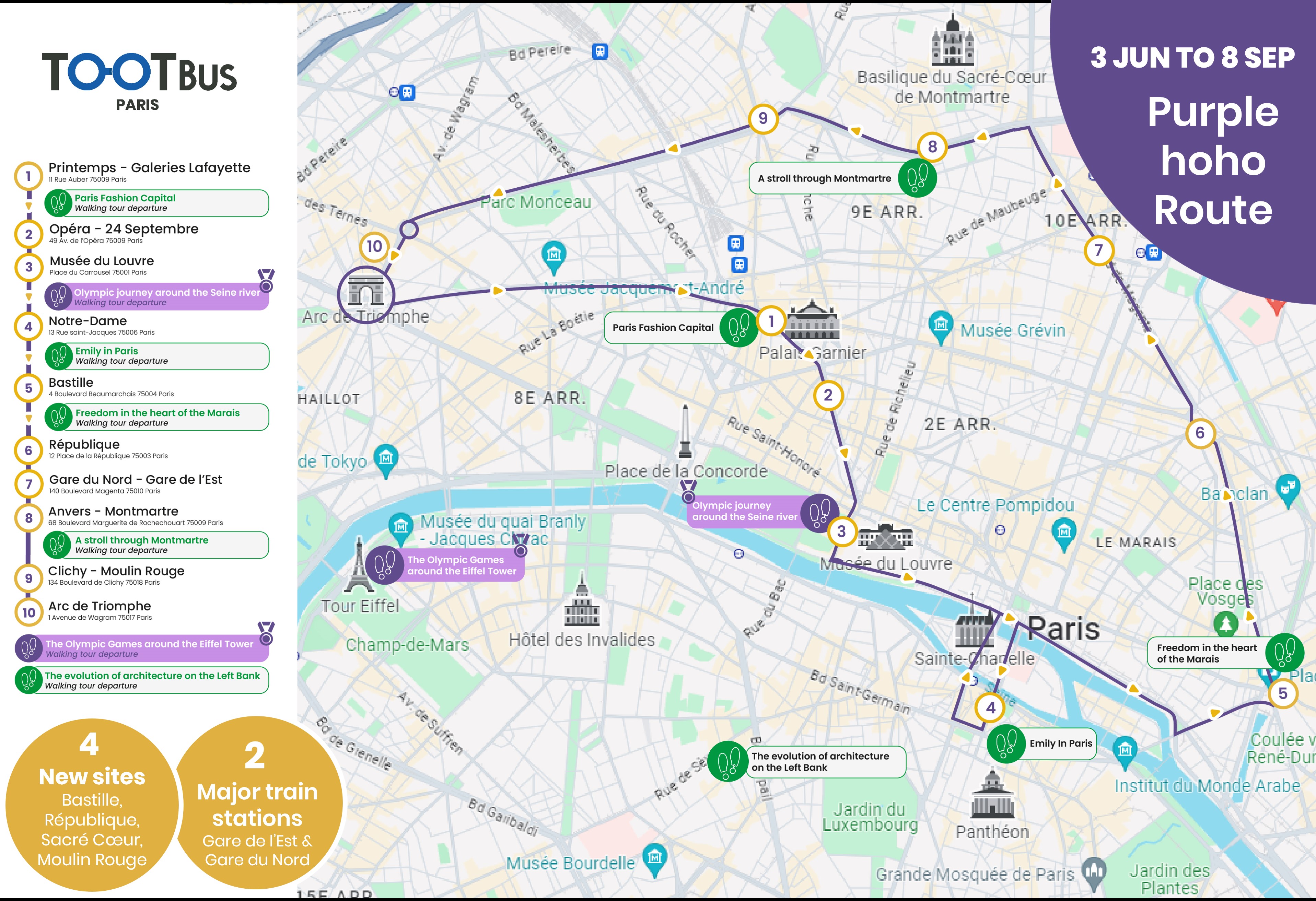 Tootbus Open-Top Bus Tour - Paris